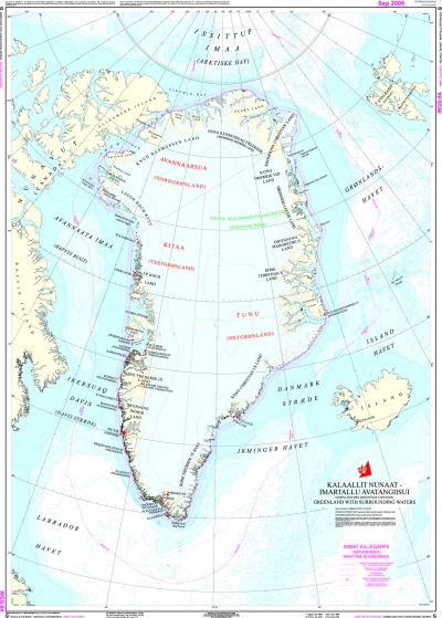 Index over grønlandske søkort